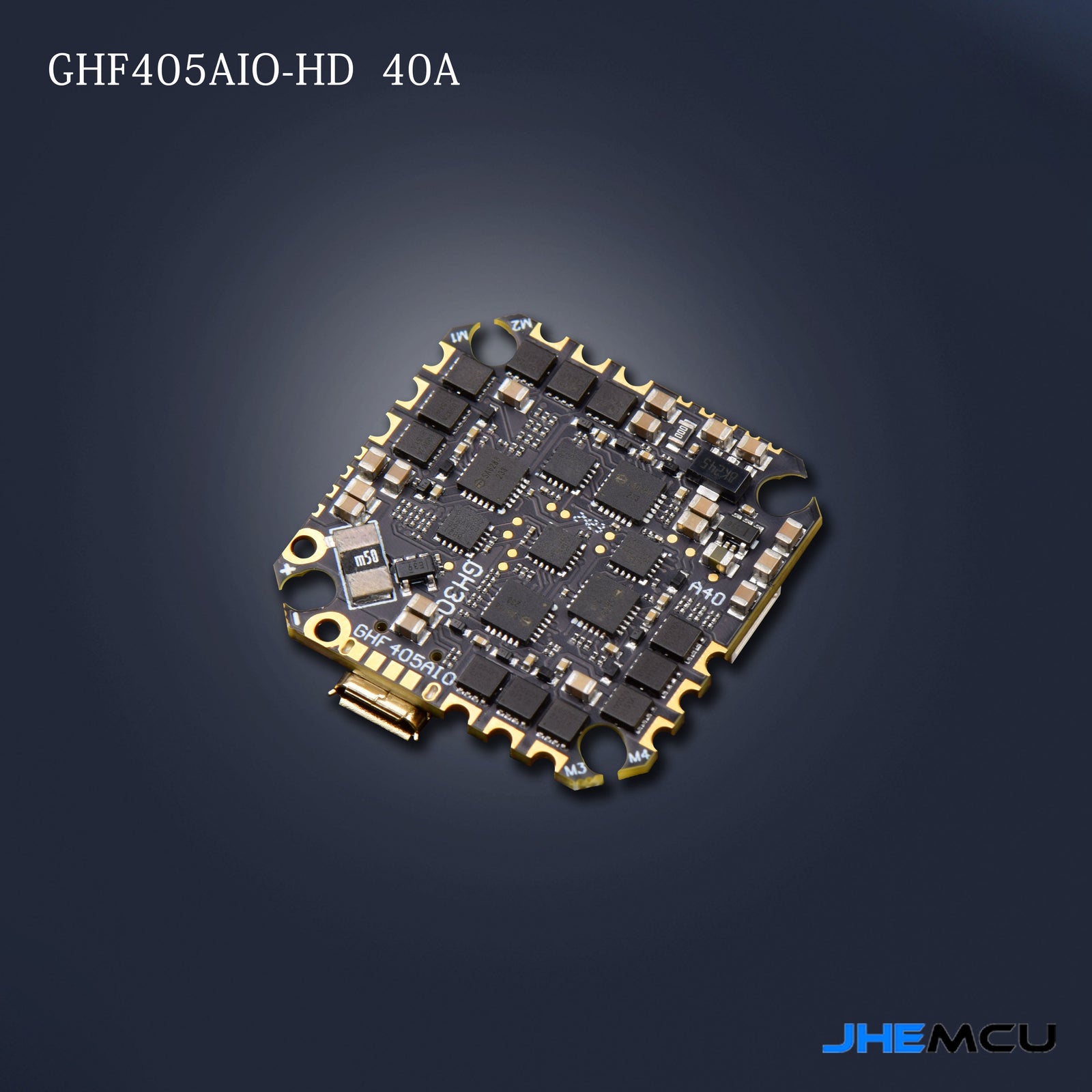 JHEMCU UPDATED GHF405-HD AIO F4 OSD FLIGHT CONTROLLER AND BUILT-IN 40A ...
