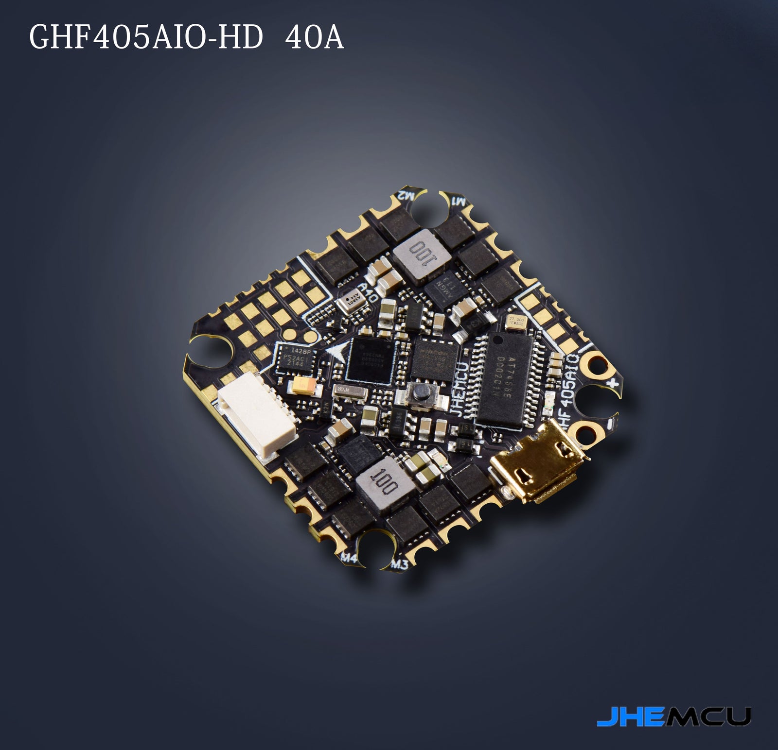 JHEMCU UPDATED GHF405-HD AIO F4 OSD FLIGHT CONTROLLER AND BUILT-IN 40A ...